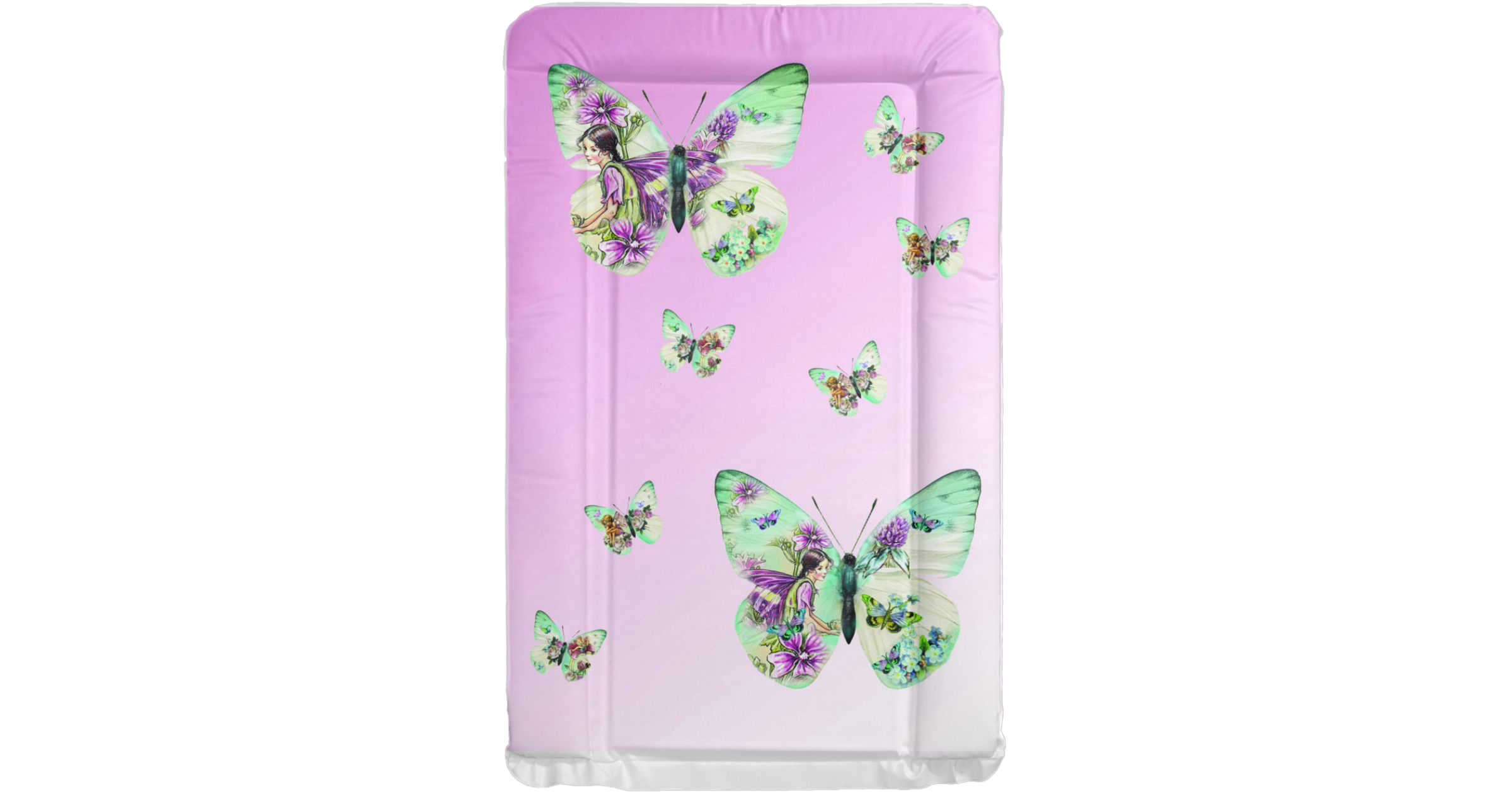 Changing mat Butterflies and Fairies design
