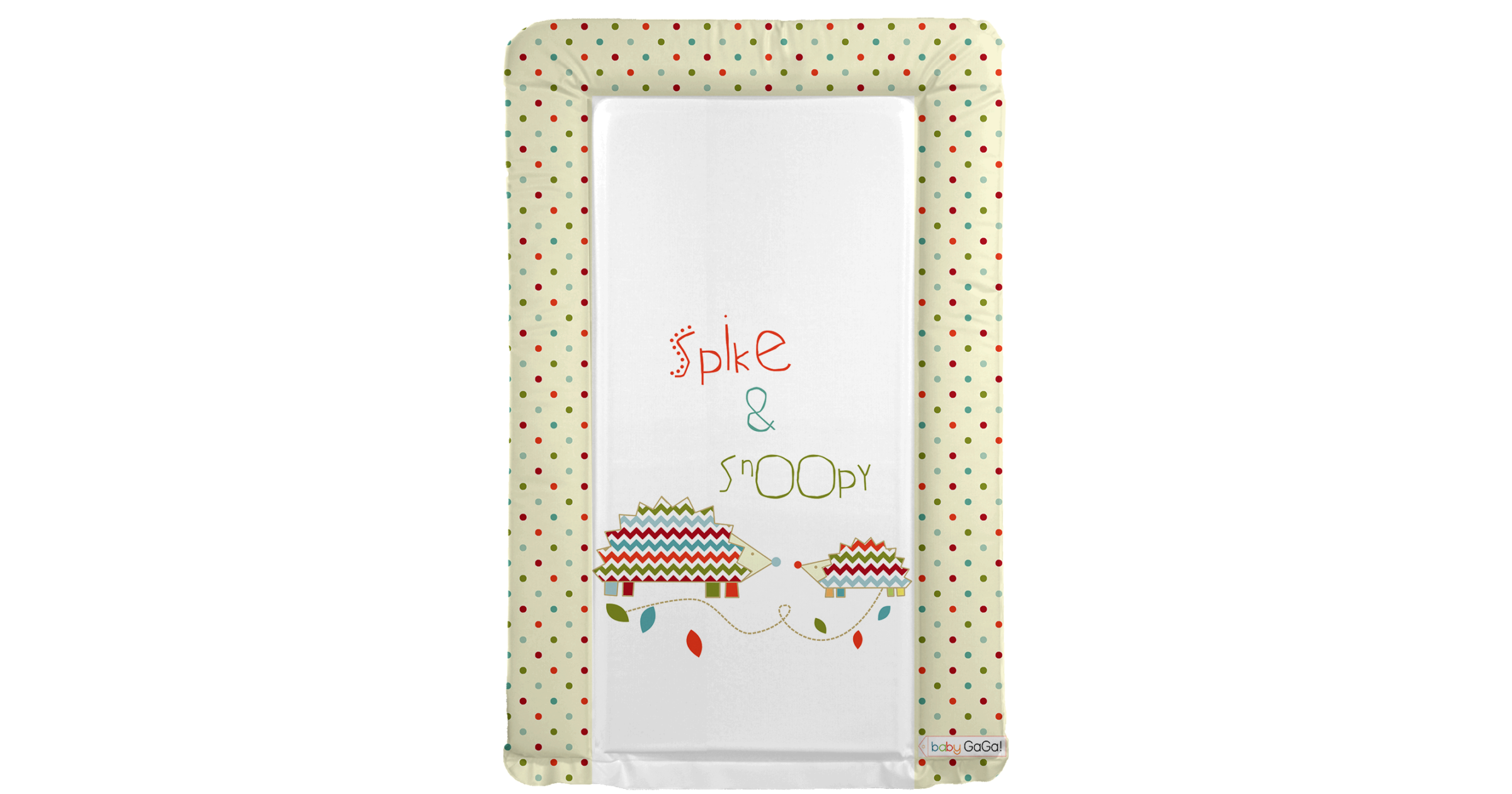 Spike & Snoopy Designer Changing Mat - greens